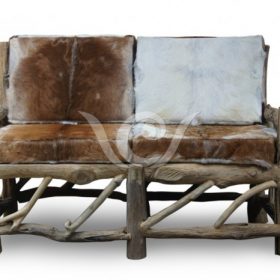 Java Goat Leather Sofa 1 Seater | TEAK BRANCH FURNITURE Furniture